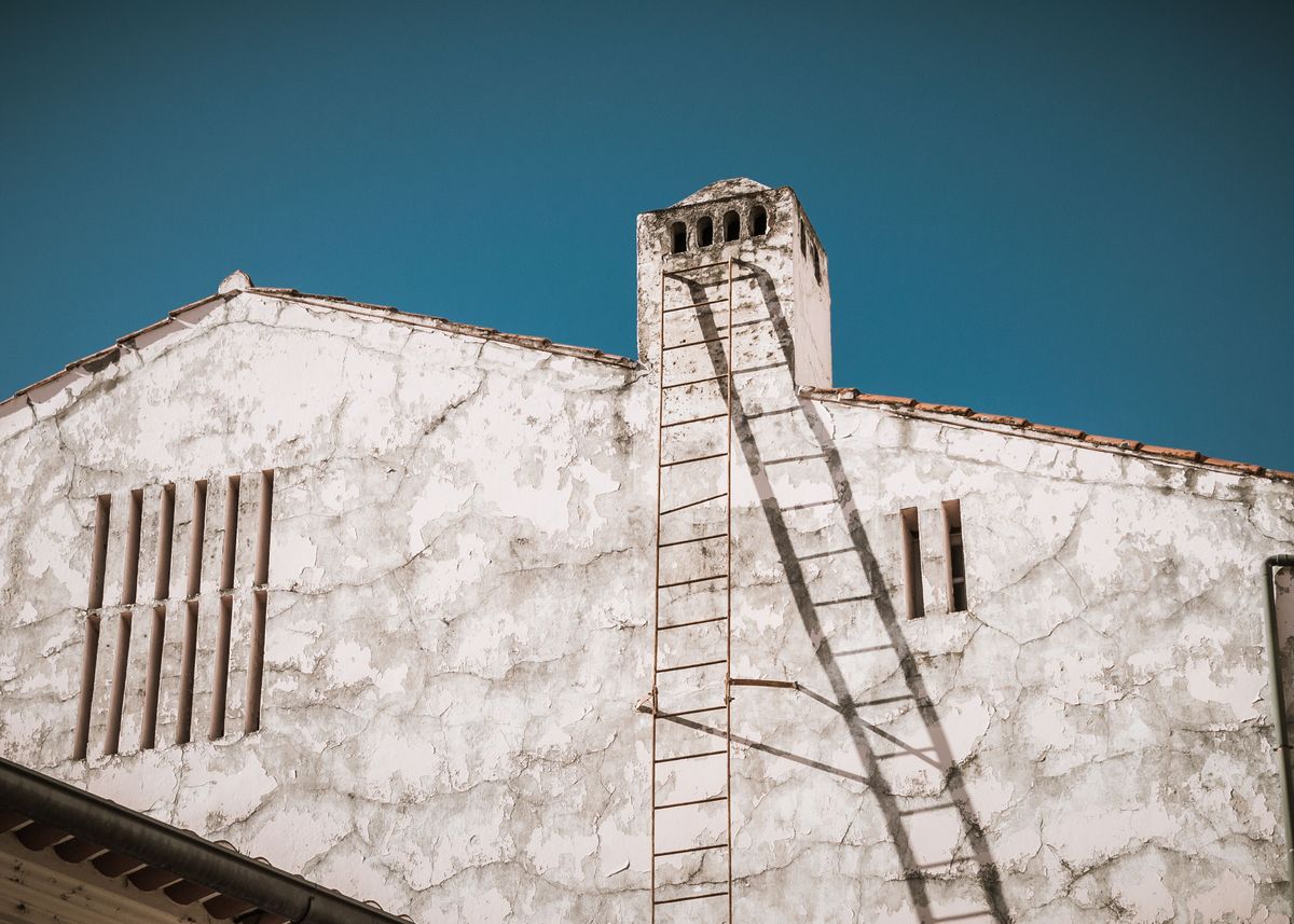'Stairway To Chimney' Poster, picture, metal print, paint by Marco ...