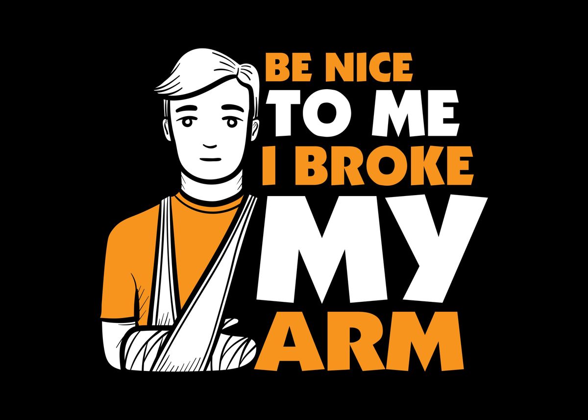 'Broken Arm' Poster, picture, metal print, paint by Sebastian Wünsche ...