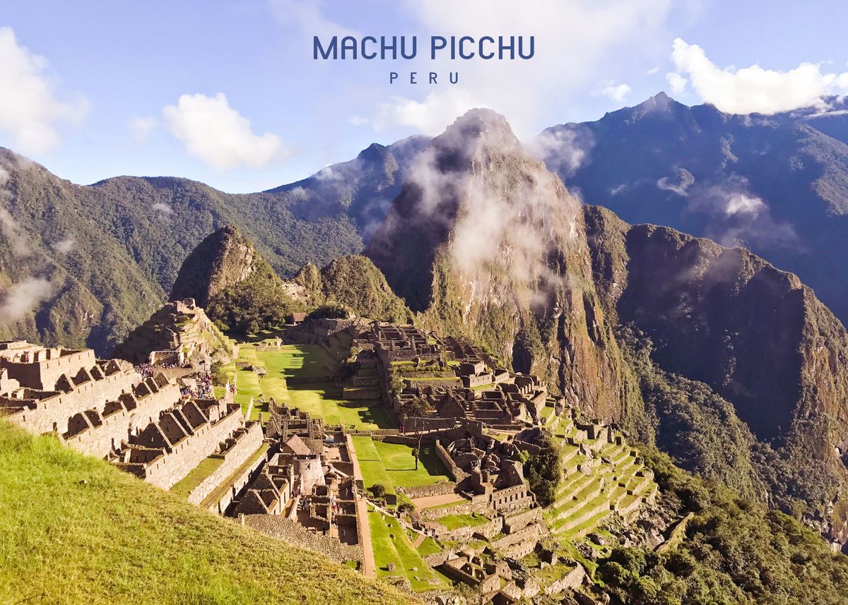 'Machu Picchu ' Poster, picture, metal print, paint by Big City | Displate