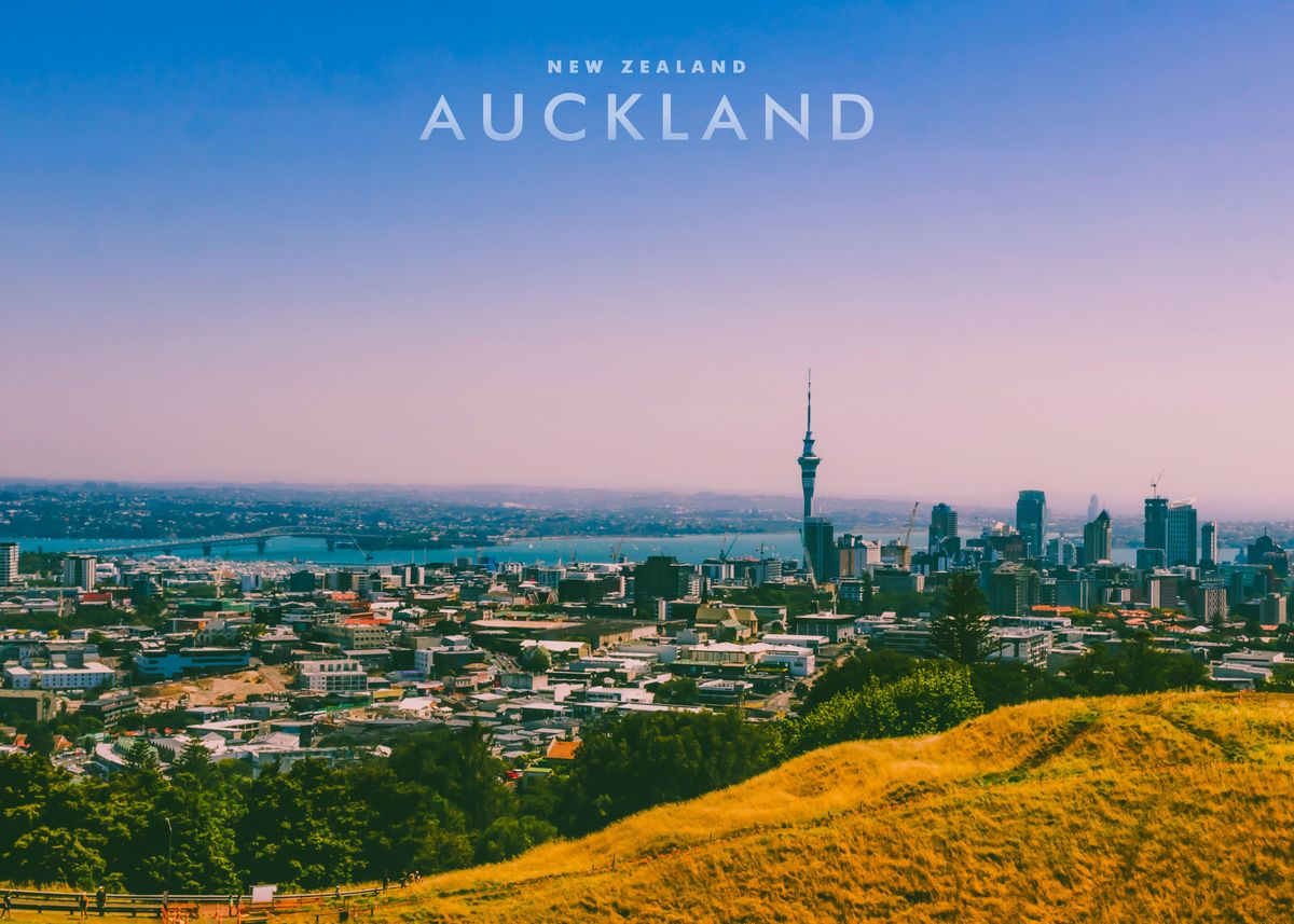 'Auckland City' Poster, picture, metal print, paint by Fariedsfth ...