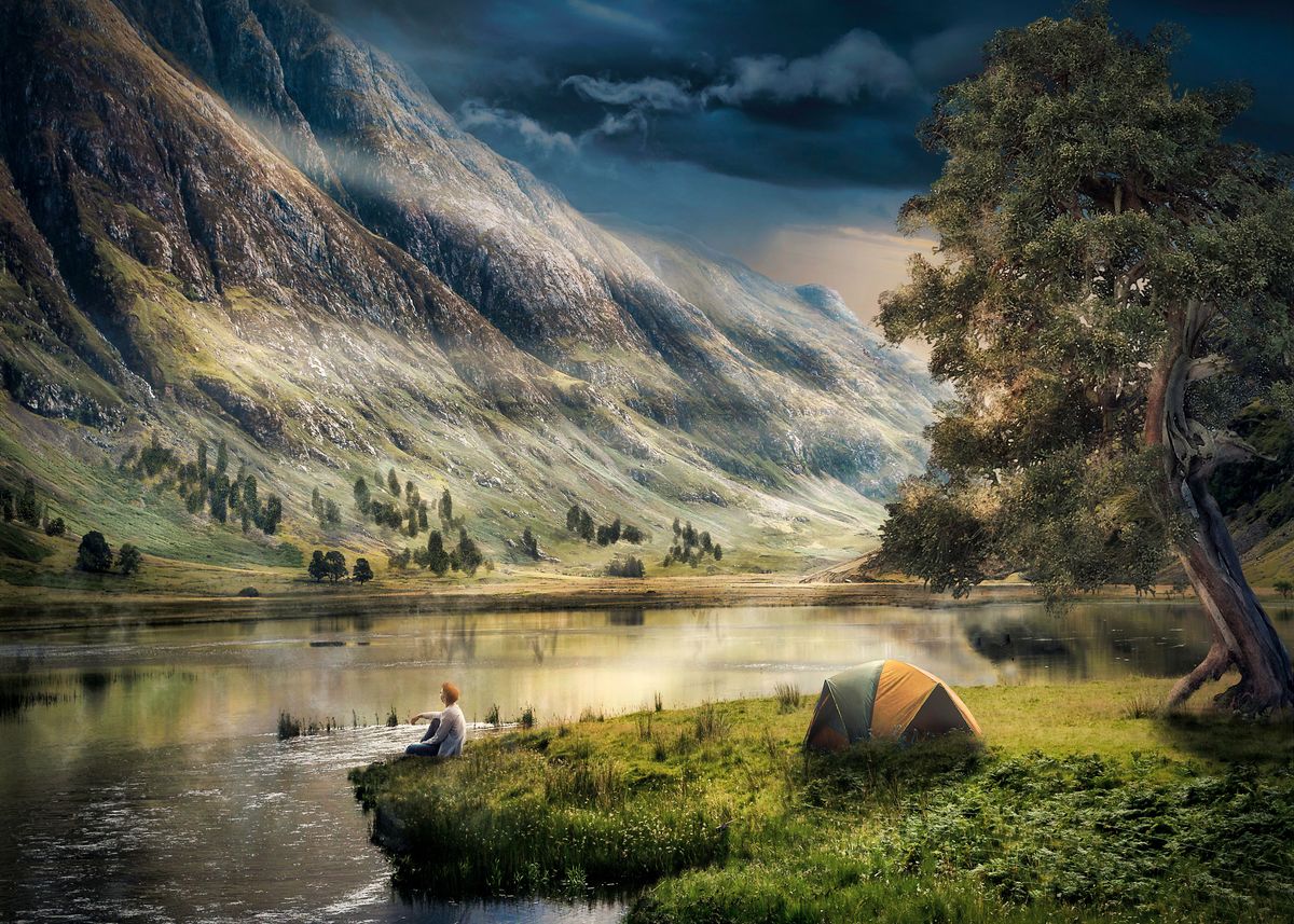 'Time Out' Poster by Simone Wunderlich | Displate