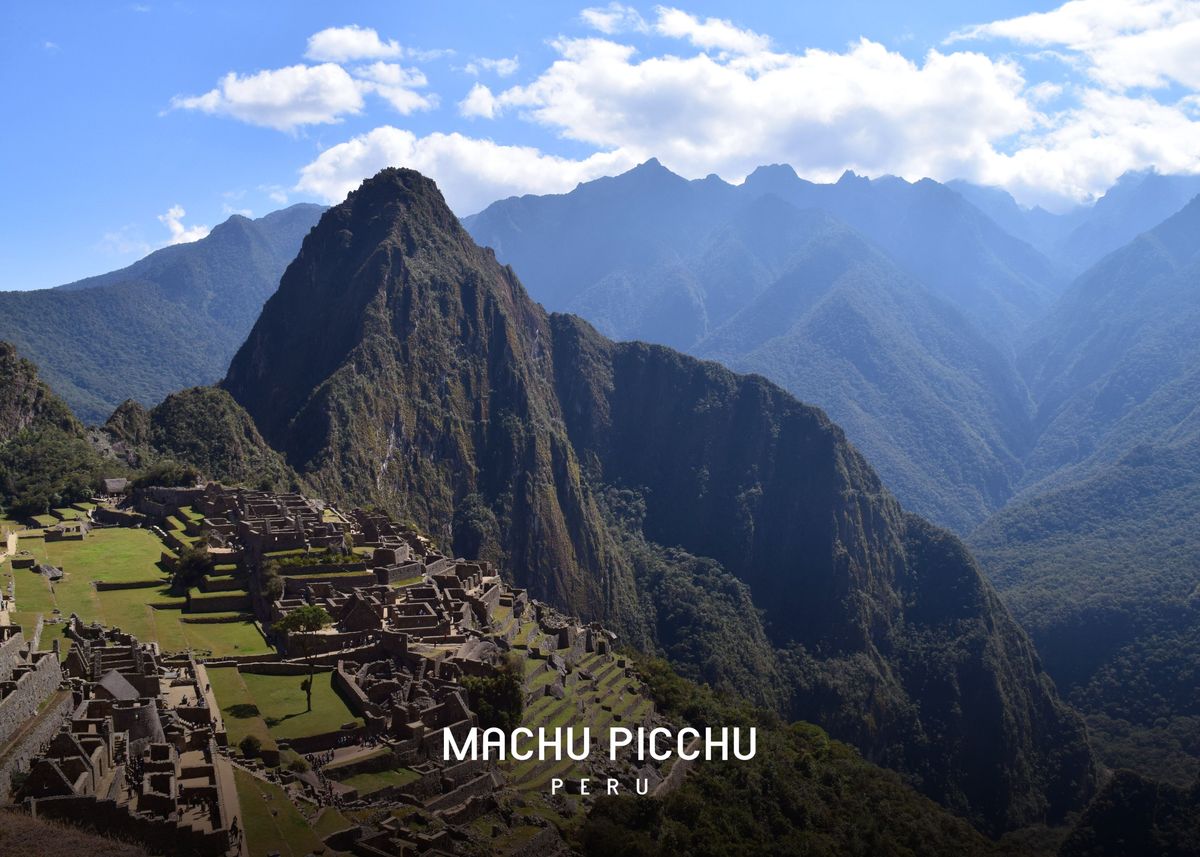 'Machu Picchu ' Poster, picture, metal print, paint by Big City | Displate