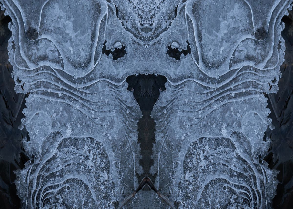 'Ice Temple 70' Poster by Archie Arthurs | Displate