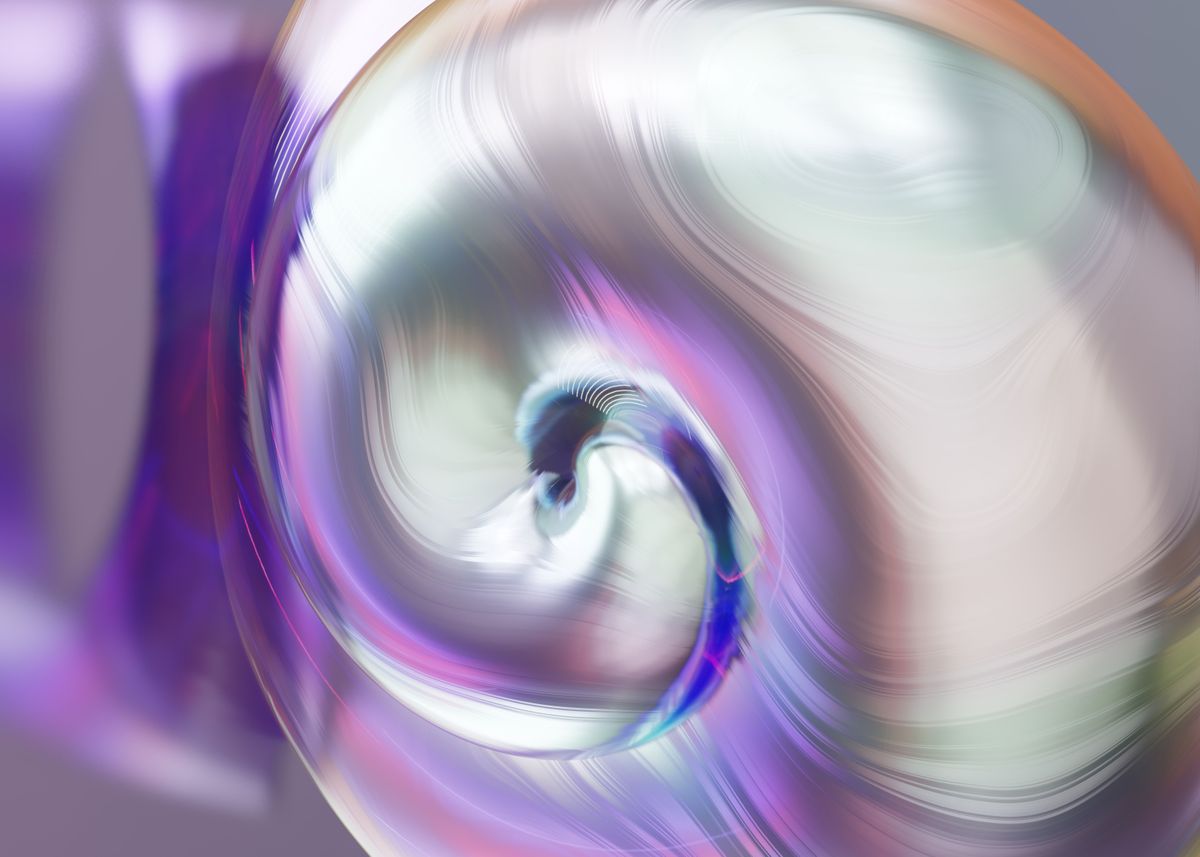 'Shell Mars II' Poster, picture, metal print, paint by Andrew ...