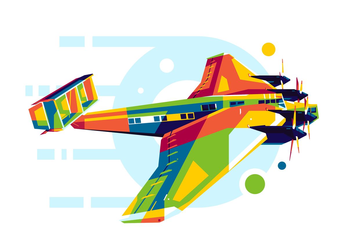 'Junkers G38' Poster, picture, metal print, paint by Lintang Wicaksono ...