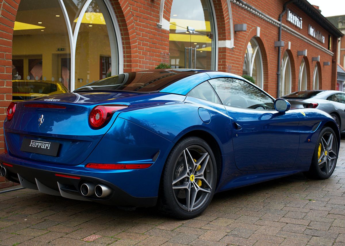 'Ferrari' Poster by Marcel Lee | Displate