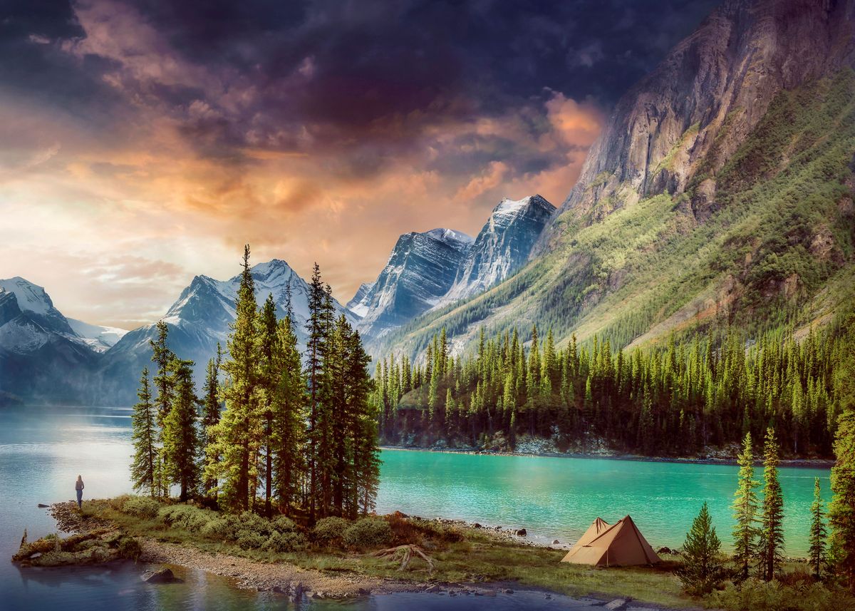 'Timeout' Poster, picture, metal print, paint by Simone Wunderlich ...