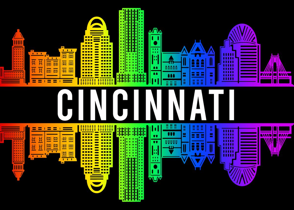'Cincinnati' Poster, picture, metal print, paint by Kwong Han | Displate