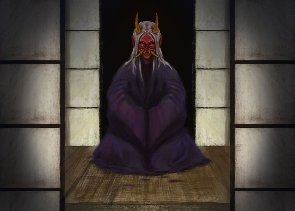 'Oni' Poster by Krane | Displate