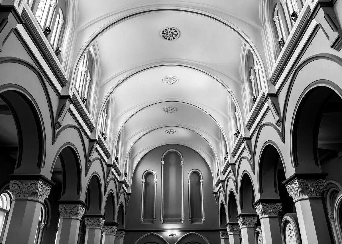 'Arches and Columns' Poster, picture, metal print, paint by Jonathan ...