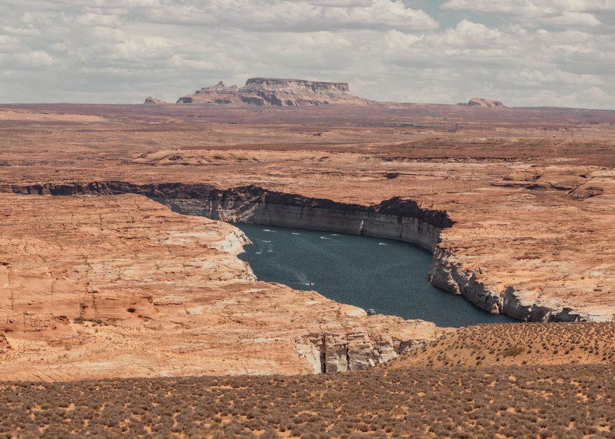 'Lake Powell' Poster, picture, metal print, paint by Yann Droy | Displate