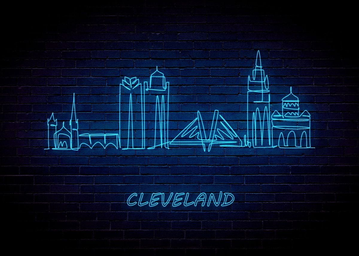 'CLEVELAND' Poster by Mod Yof | Displate