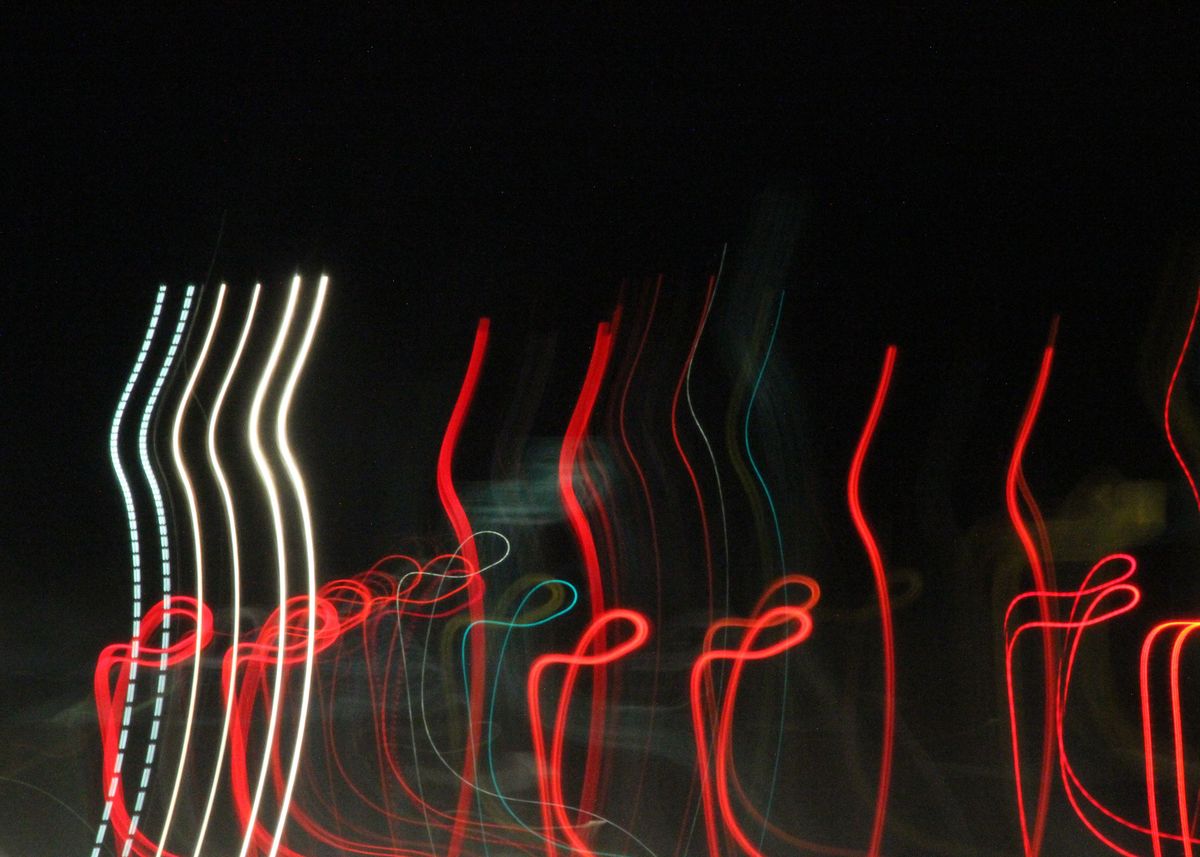 'dancing lights' Poster, picture, metal print, paint by Marianna ...