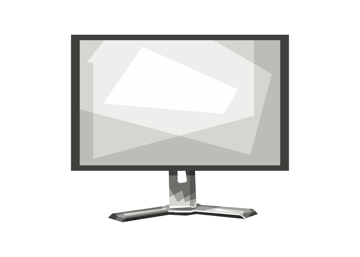 'Grayscale Monitors Artwork' Poster by Rizky Dwi | Displate