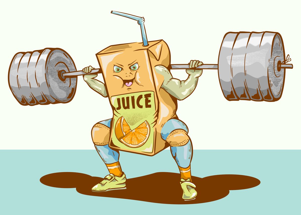 'Juicing Funny Steroids' Poster, picture, metal print, paint by mailbox ...