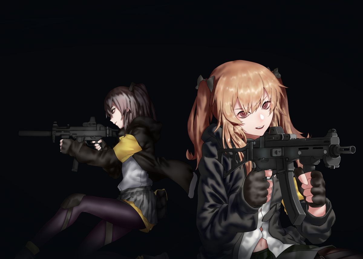 'Girl Frontline' Poster, picture, metal print, paint by The Lord | Displate