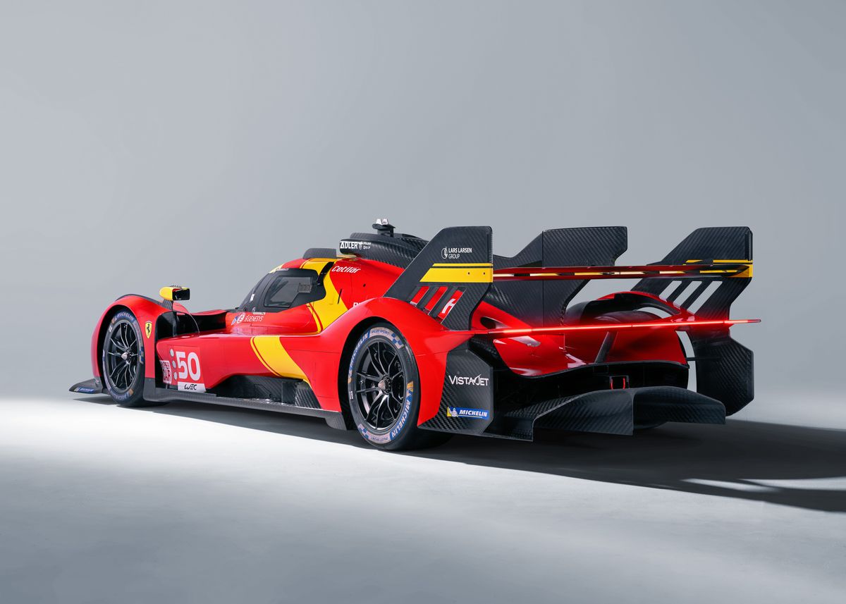 'Ferrari 499P' Poster, picture, metal print, paint by Bay One | Displate