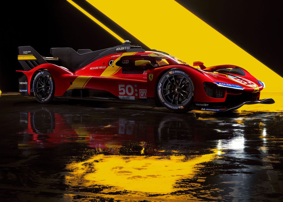 'Ferrari 499P scuderia' Poster, picture, metal print, paint by Bay One ...