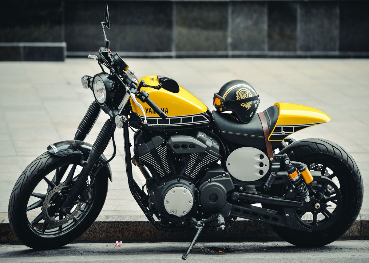 'Yamaha bober r1 r6' Poster, picture, metal print, paint by Motorsport ...