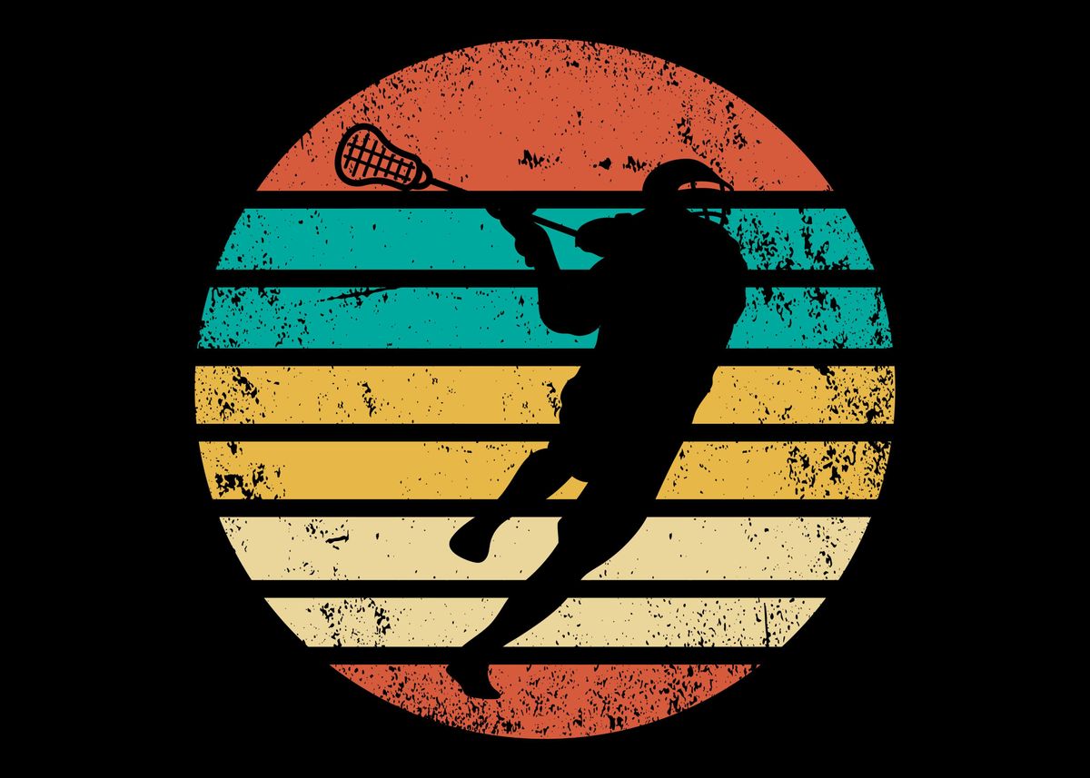 'Lacrosse' Poster, picture, metal print, paint by BobbyBubble | Displate