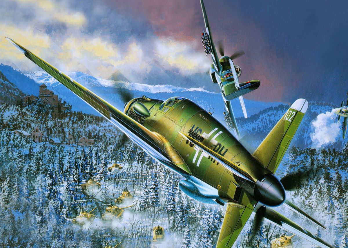 'Dornier Do 335 Jet' Poster, picture, metal print, paint by Maverick ...