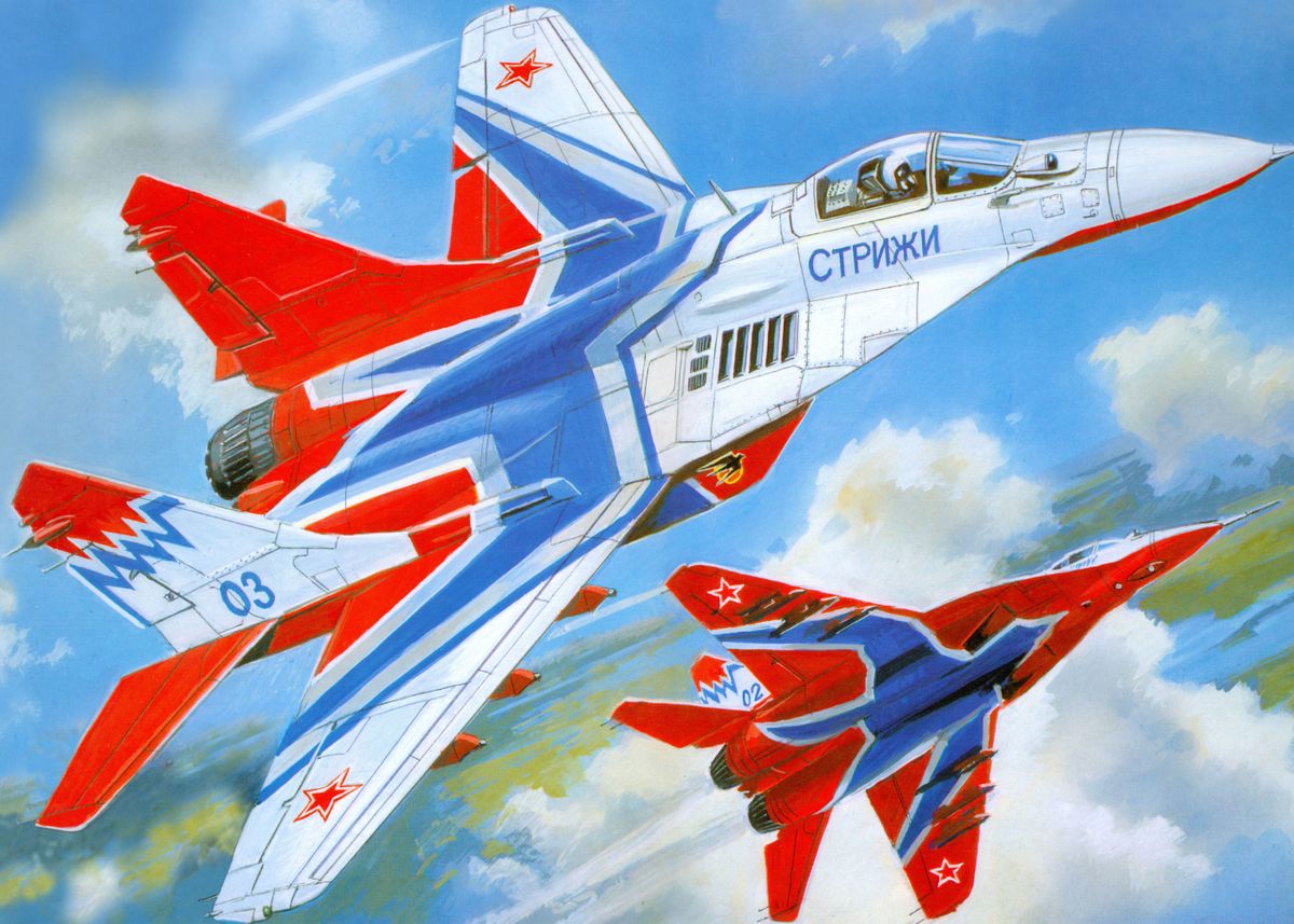'Mikoyan MiG29 Jet War' Poster, picture, metal print, paint by Maverick ...