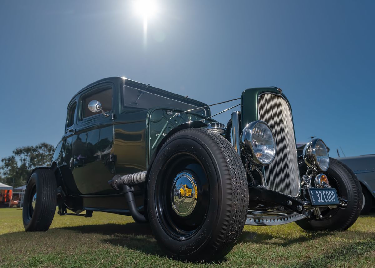 '32 Coup' Poster, picture, metal print, paint by Mark Greenmantle ...