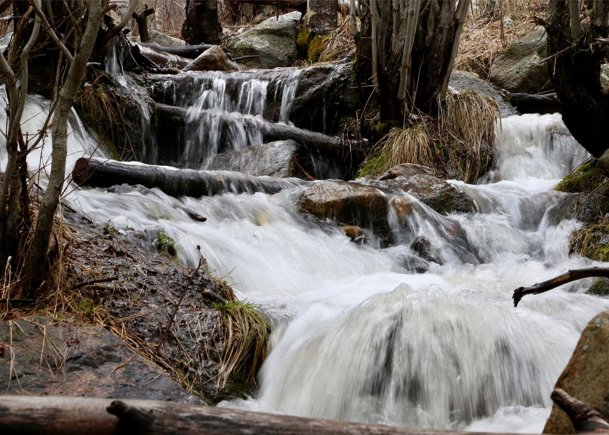 'Waterfall' Poster, picture, metal print, paint by Rois Lois | Displate