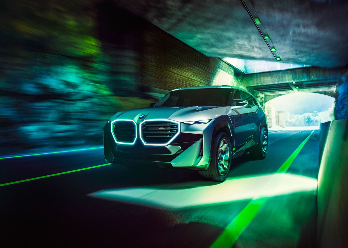 'BMW Concept XM' Poster, picture, metal print, paint by Monster Car ...