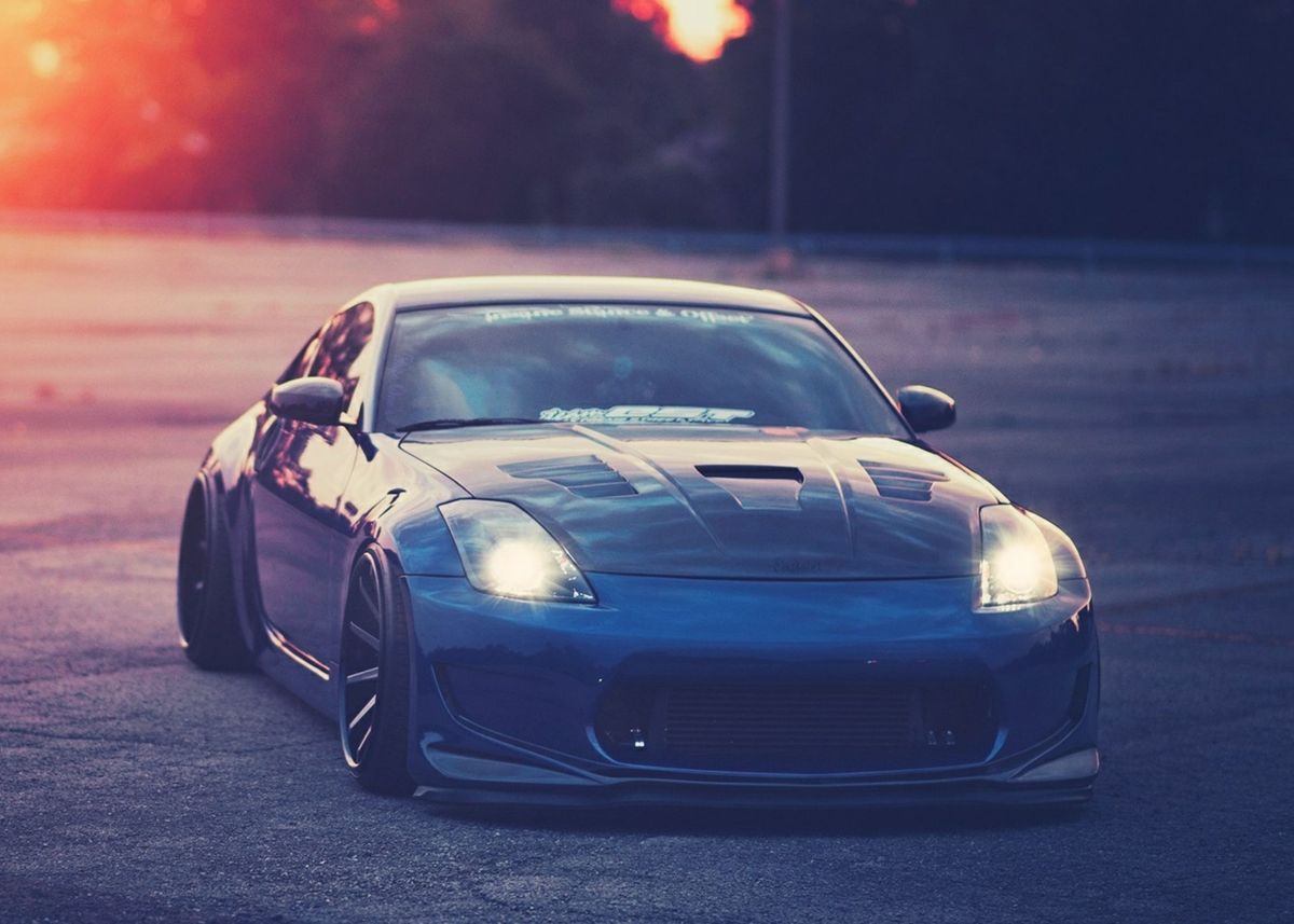 'Nissan 350Z' Poster, picture, metal print, paint by Wolf Einstein ...