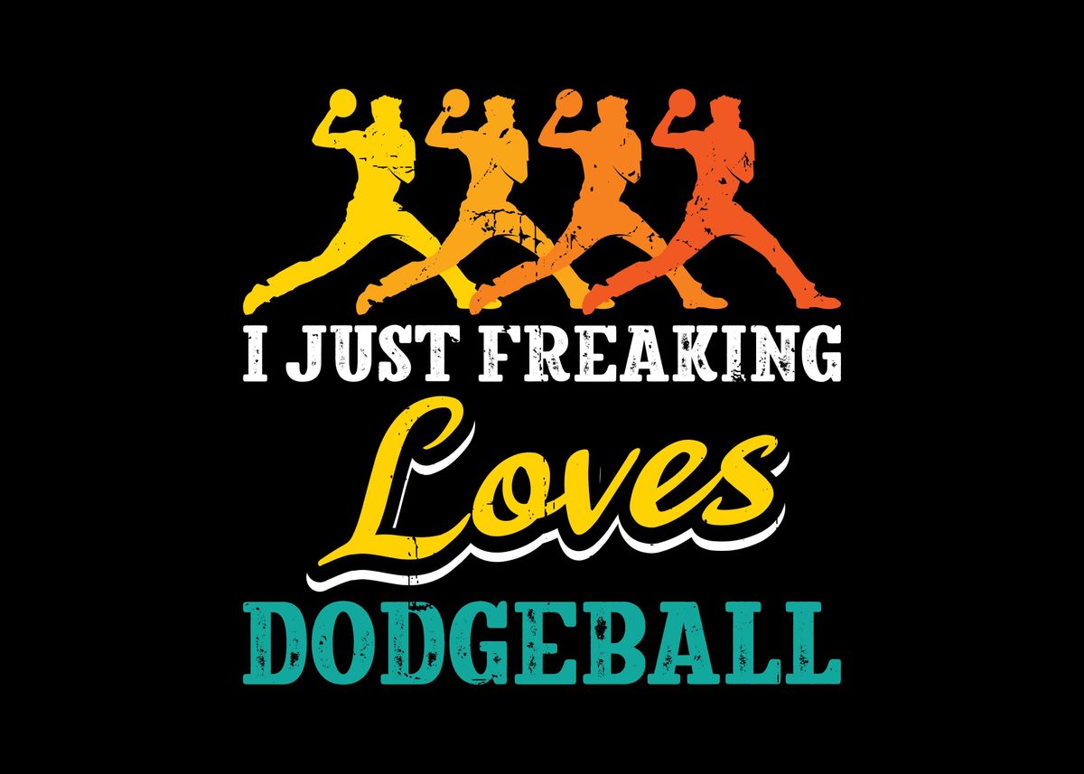 'Dodgeball' Poster, picture, metal print, paint by Sebastian Wünsche ...