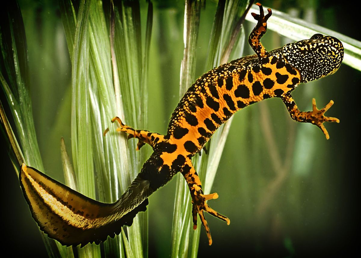 'SALAMANDER' Poster, picture, metal print, paint by PENGDUA XYZ | Displate