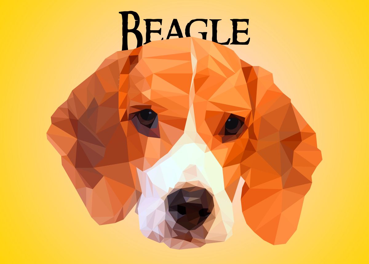 'Beagle' Poster by Dare Neil | Displate