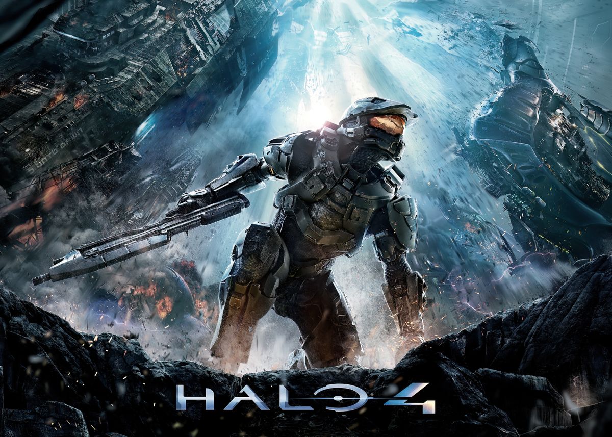 'Halo 4 Horizontal' Poster, picture, metal print, paint by Halo Game ...