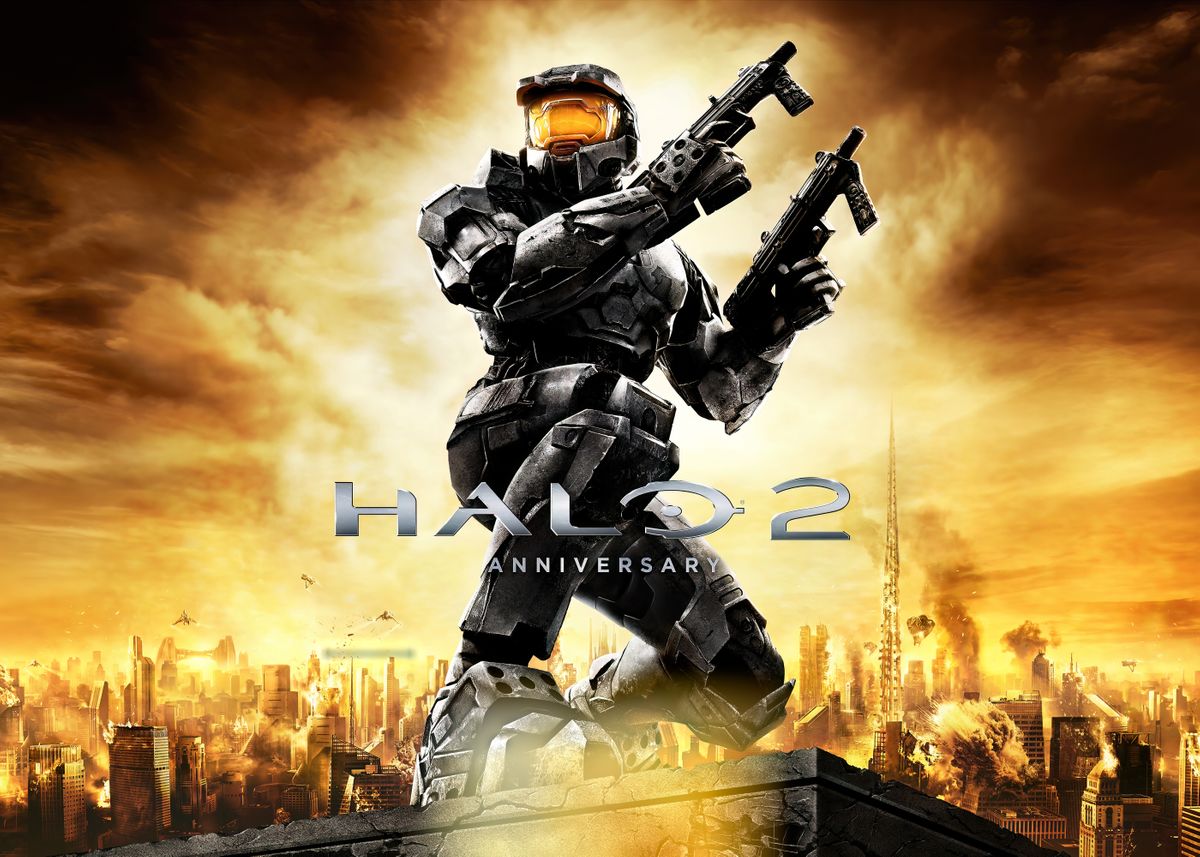 'Halo 2 Horizontal' Poster, picture, metal print, paint by Halo Game ...