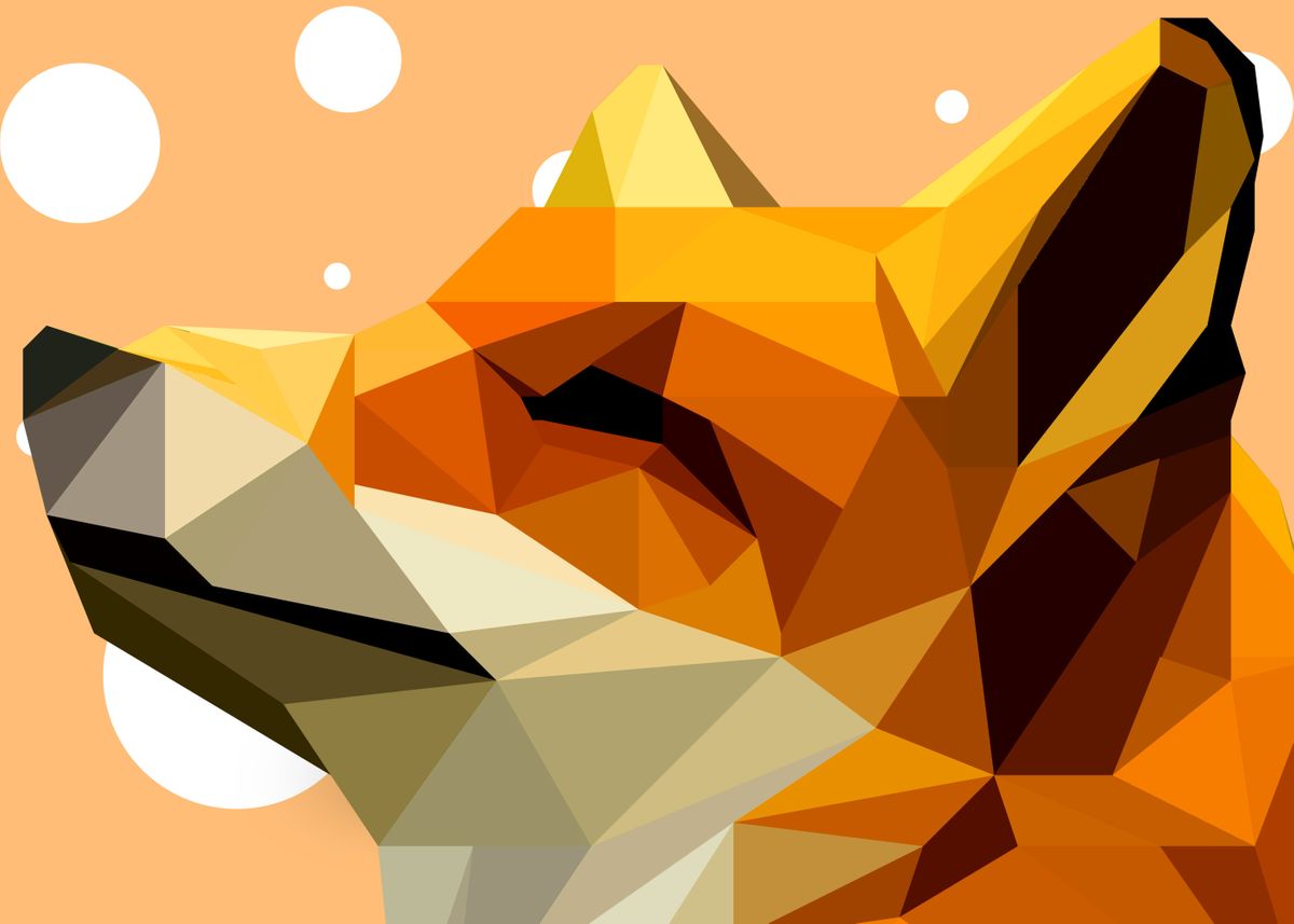 'Fox' Poster by Lee Jani | Displate