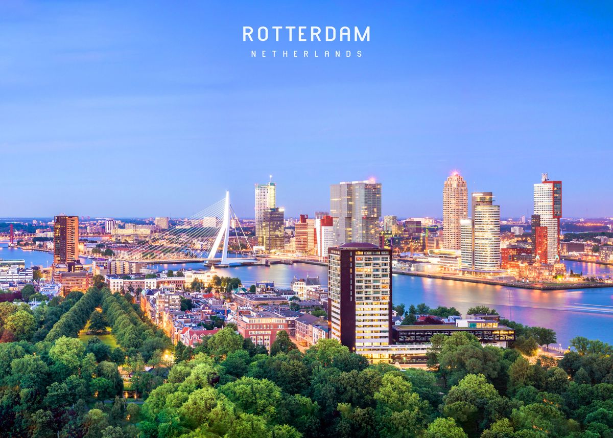 'Rotterdam ' Poster by Big City | Displate