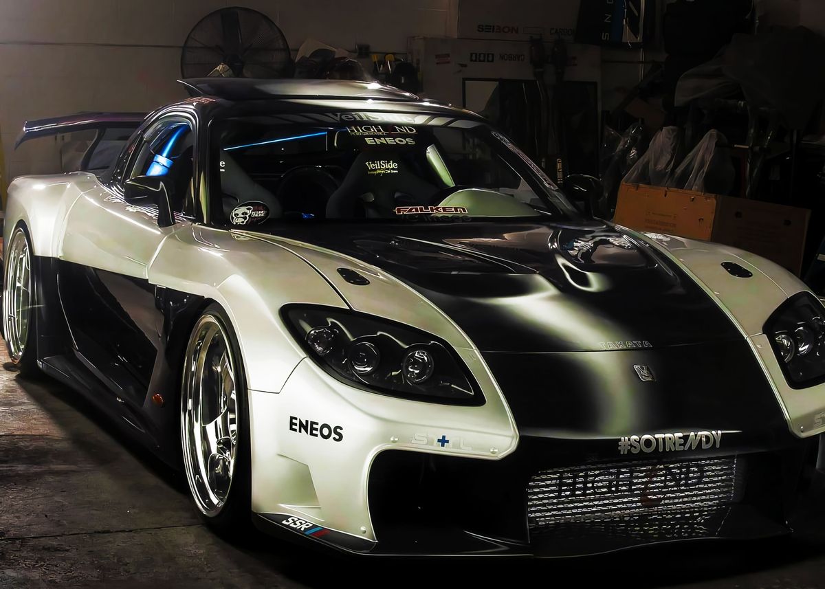 'Mazda Sport Cars' Poster, picture, metal print, paint by Robert Monroy ...