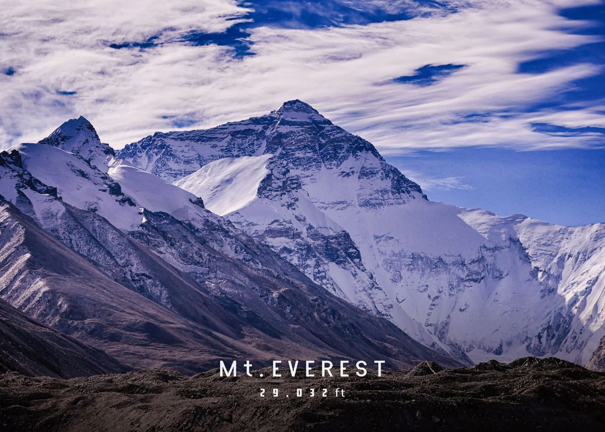 'Mount Everest ' Poster, picture, metal print, paint by Explore ...
