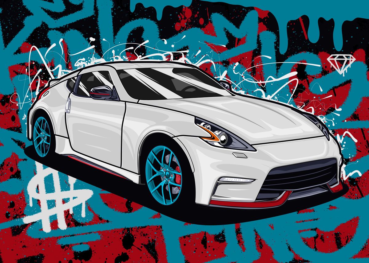 'Car' Poster, picture, metal print, paint by Mild pic | Displate