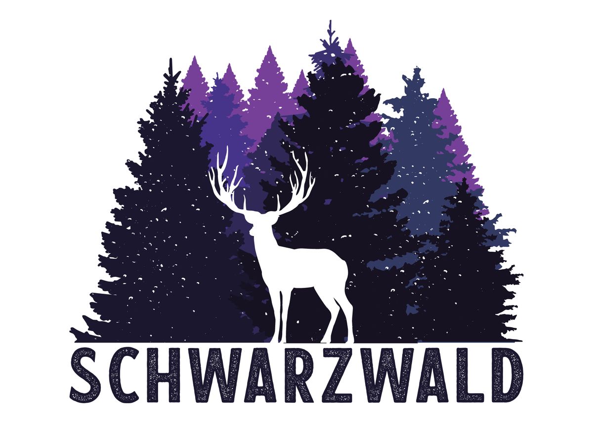 'Schwarzwald Black Forest' Poster, picture, metal print, paint by ...