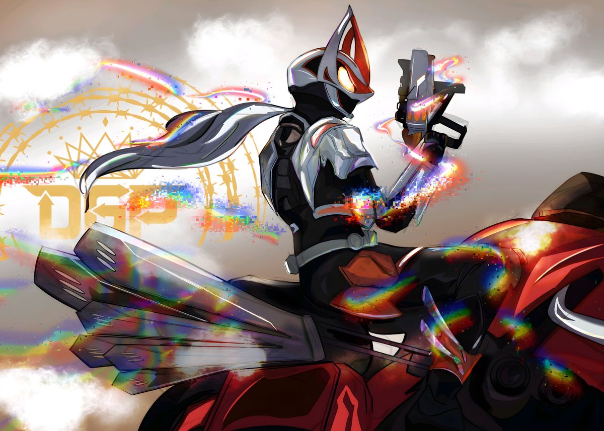 'Kamen Rider' Poster, picture, metal print, paint by Giyu Art | Displate