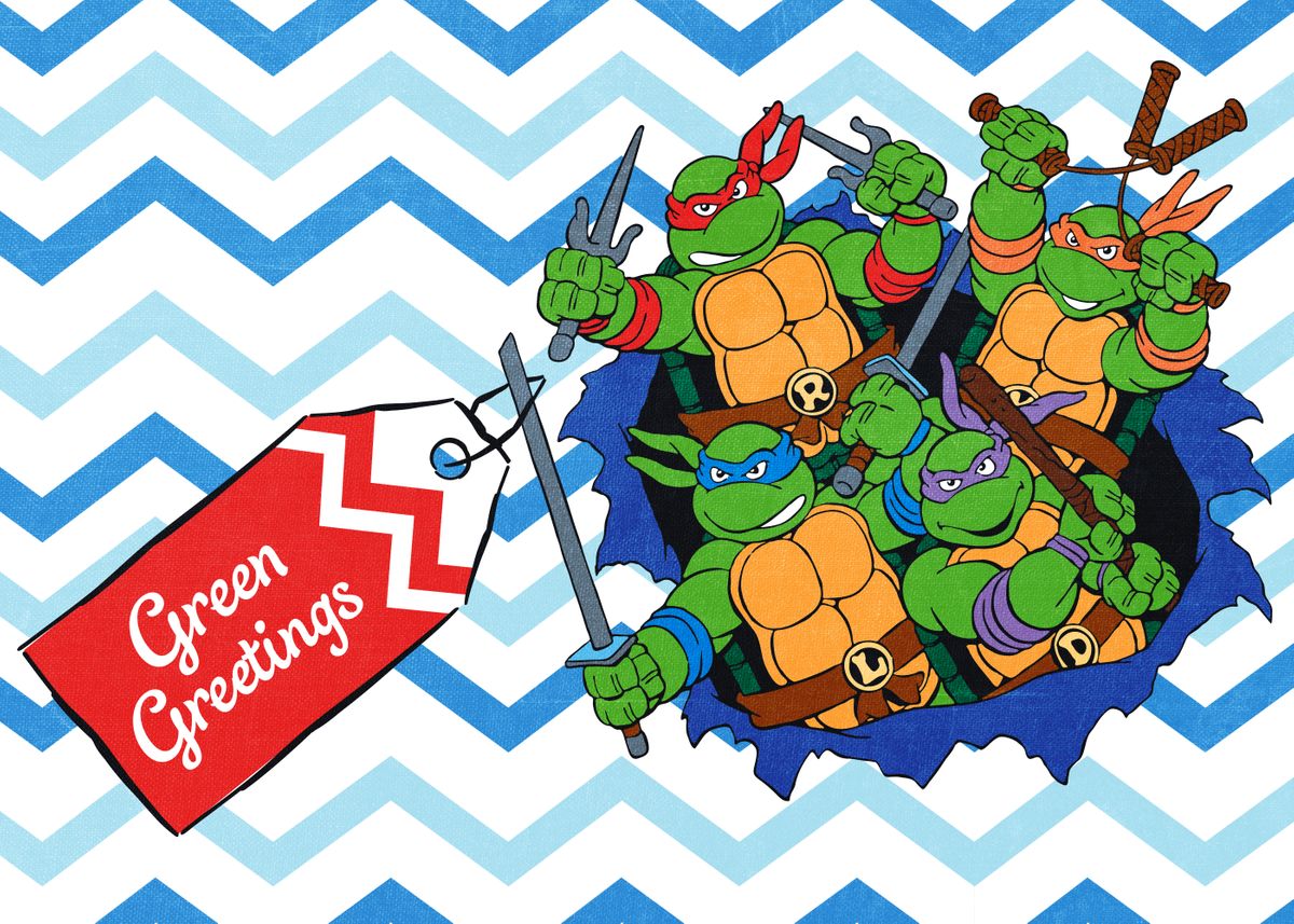 'Green Greetings' Poster by TMNT | Displate