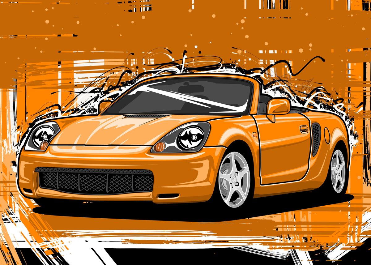 'Car' Poster, picture, metal print, paint by Mild pic | Displate