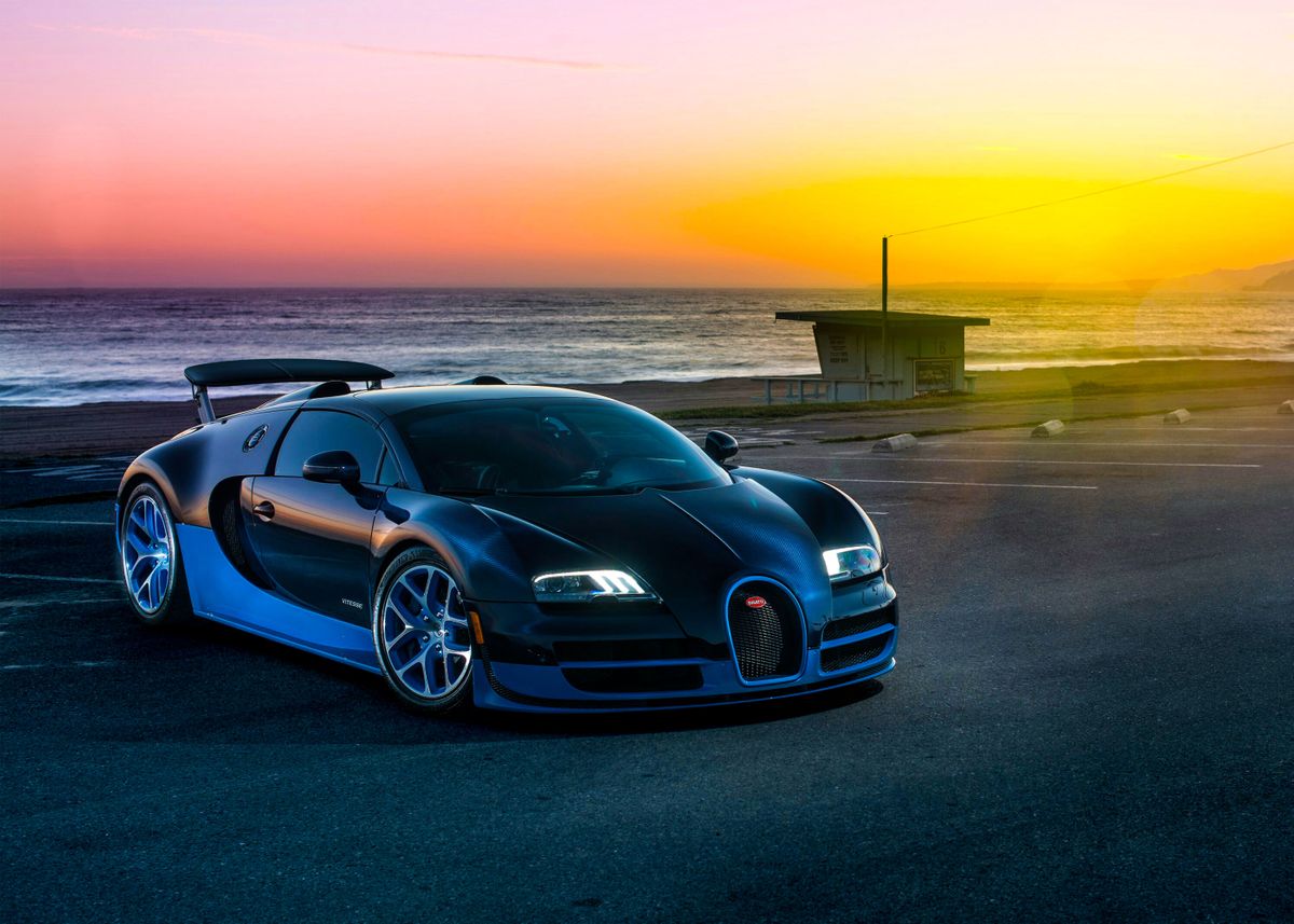 'Bugatti Veyron' Poster, picture, metal print, paint by Supri GTR ...