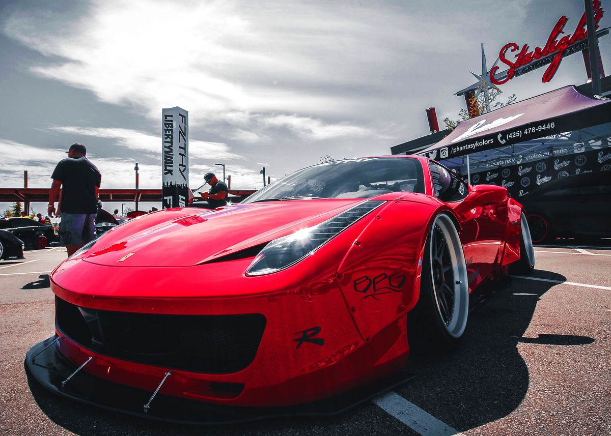 'Cool Red Sport Cars' Poster, picture, metal print, paint by Robert ...