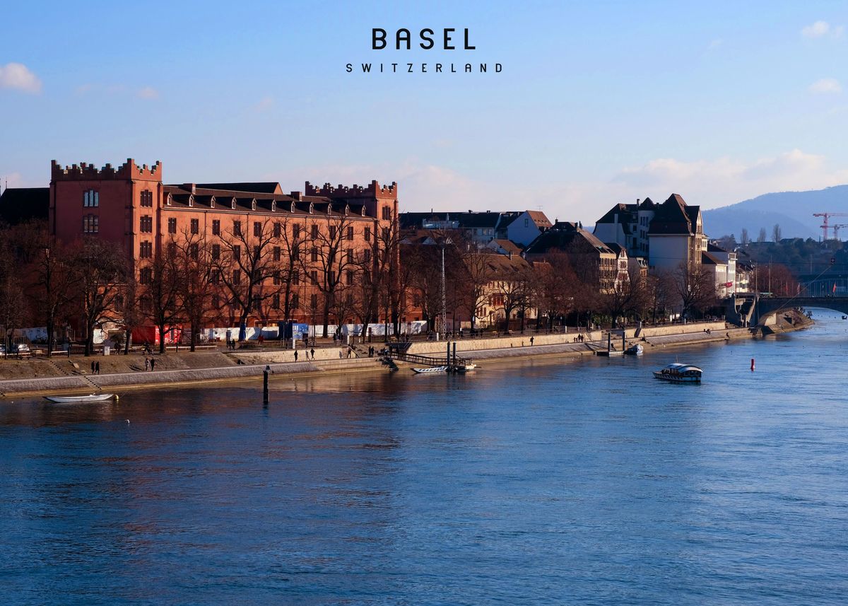 'Basel ' Poster, picture, metal print, paint by Famous City | Displate