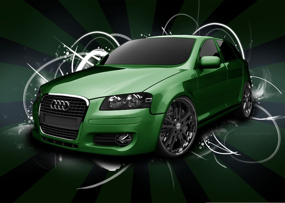 'audi' Poster by Wolf Einstein | Displate