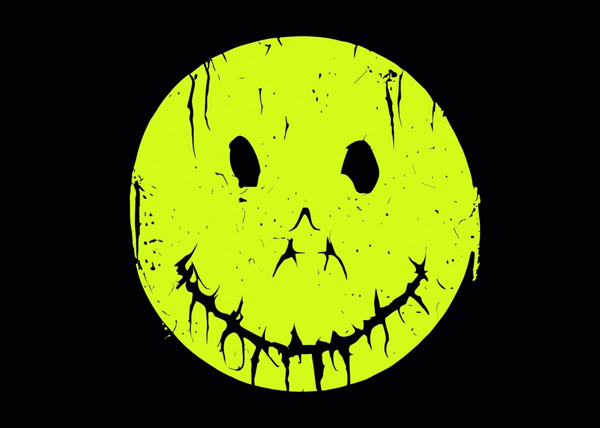 'Horror smiley creepy smile' Poster by Gianfranco Grenar | Displate