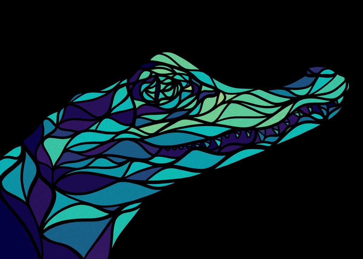 'CROCODILE' Poster by MoveUp | Displate